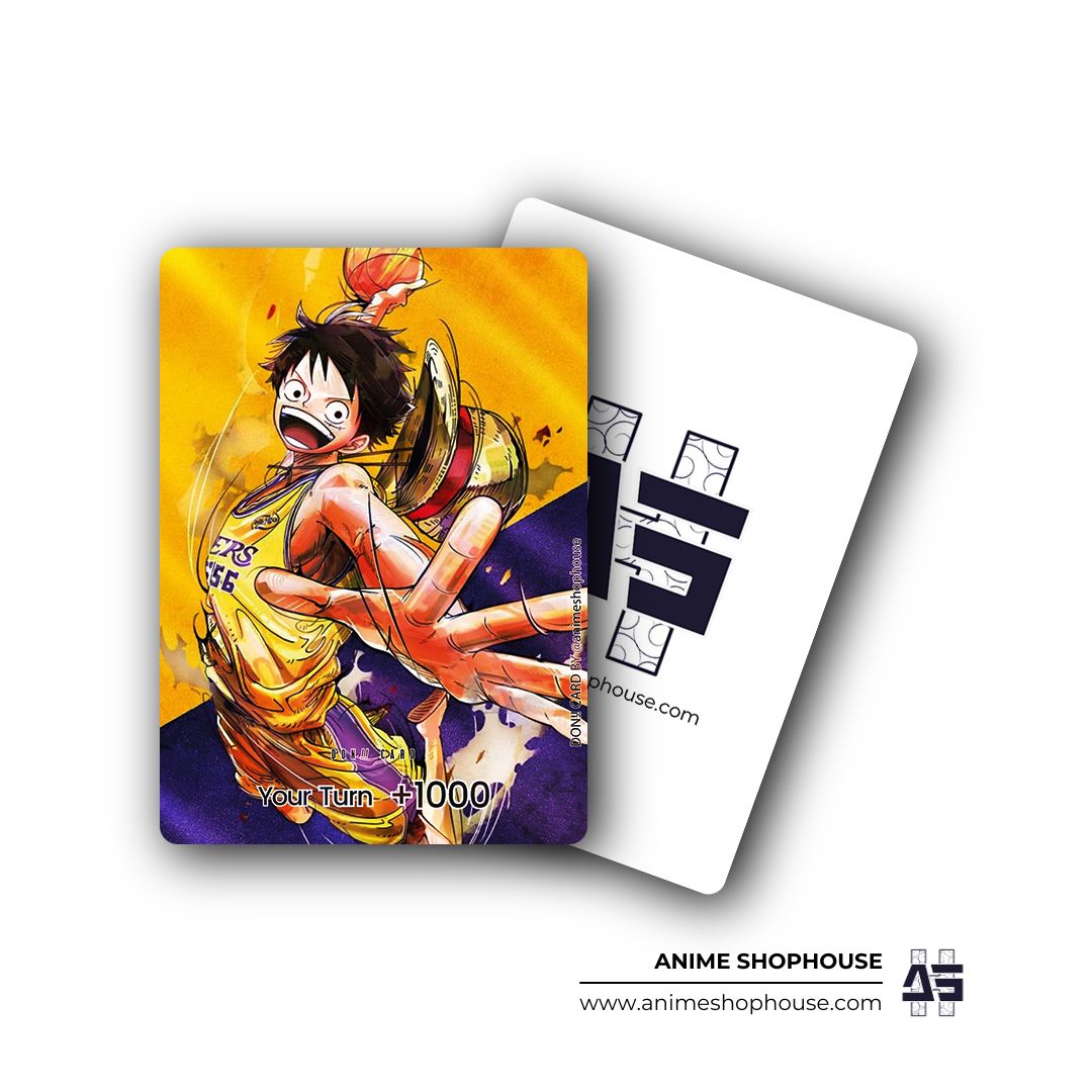 [DON!! CARD] Los Angeles Lakers Game Night Collab - Monkey D. Luffy ...